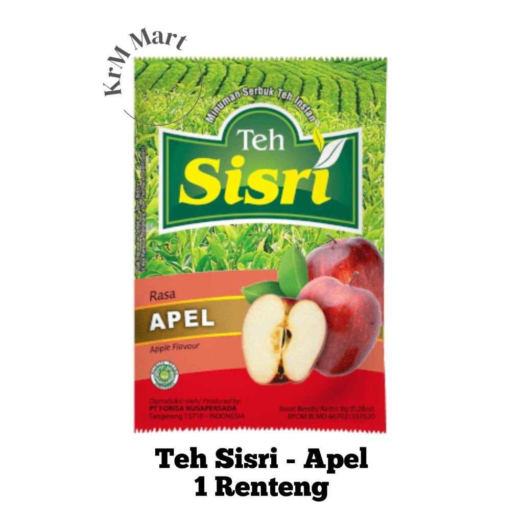 Jual Teh Sisri 1 renteng renceng all varian tea minuman serbuk gula ...