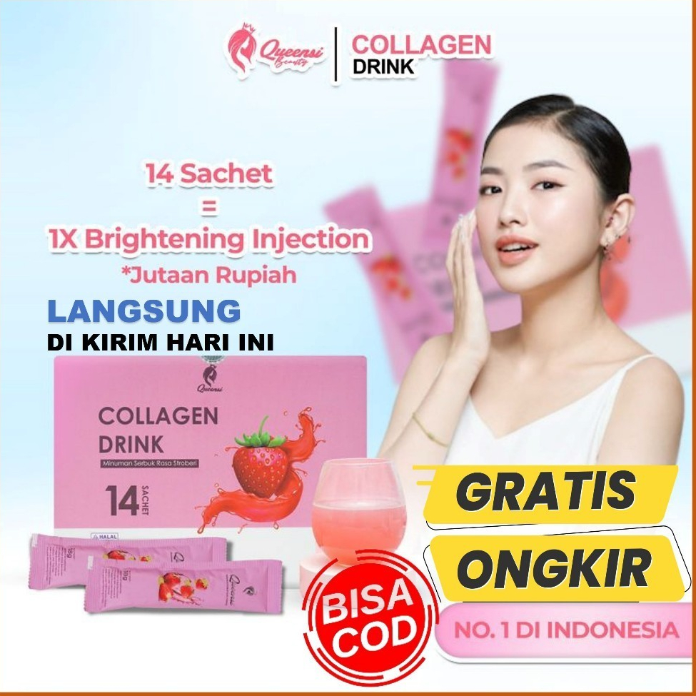 Jual QUEENSI COLLAGEN DRINK 100% BPOM | QUEENSI MINUMAN COLAGEN ...