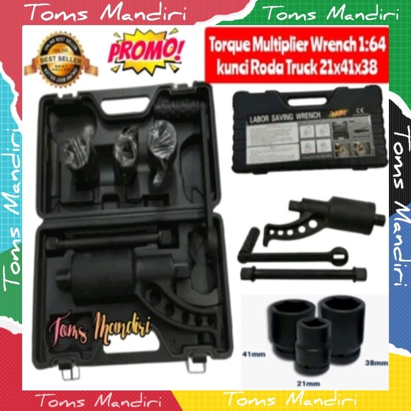Jual Kunci Roda Baut Truck Torque Multiplier Impact Wrench 1:64 ...
