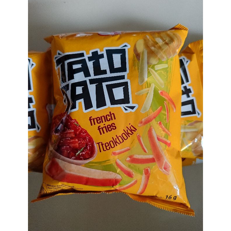 Jual KILAT SNACK TATO TATO TTEOKBOKKI DUA KELINCI 1 RENTENG 1BUNGKUS ...