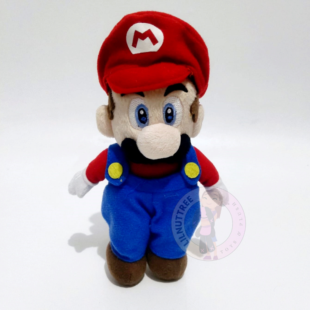 Jual Boneka Mario Super Mario Original San-ei Plush Doll CUT BRAND ...