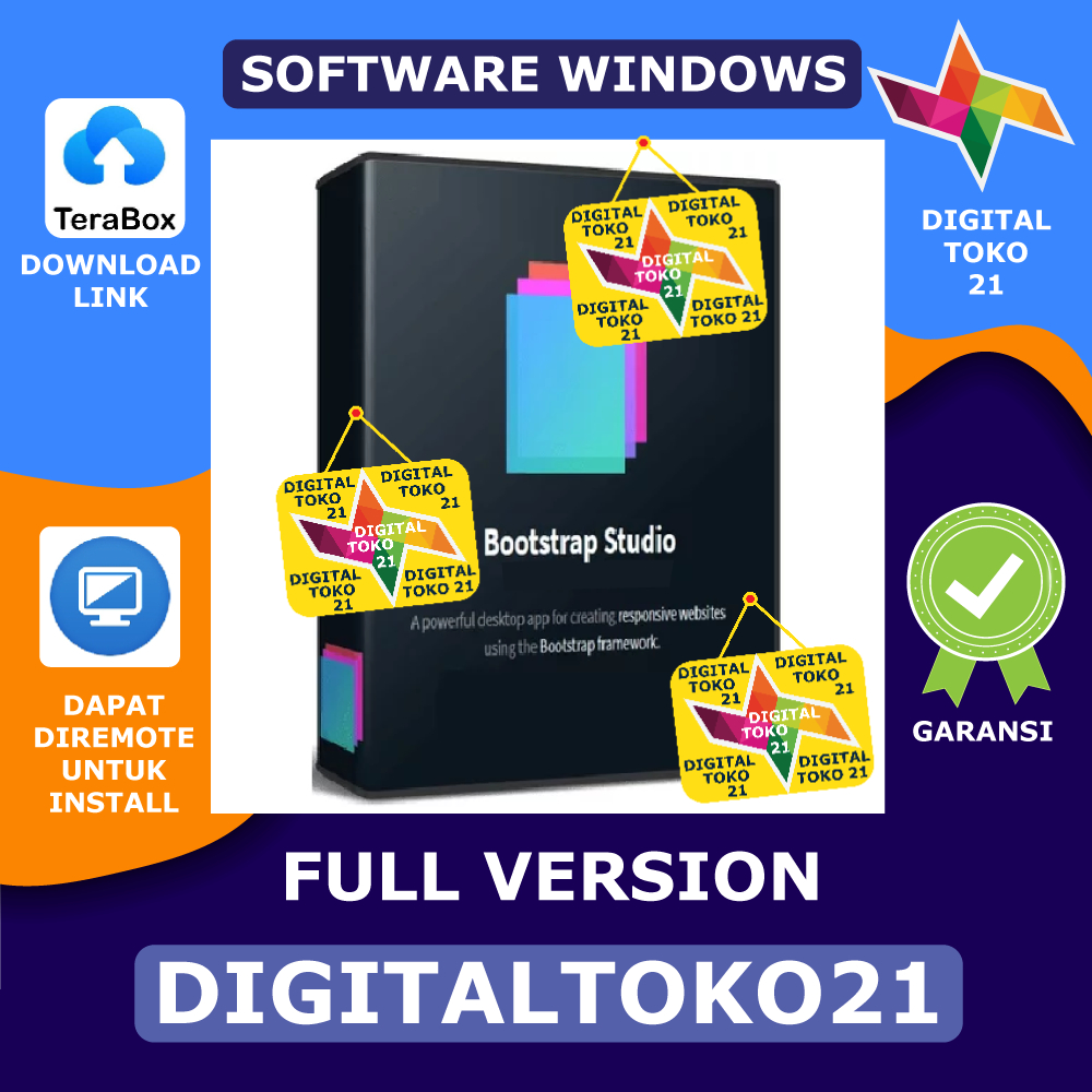 Jual Bootstrap Studio 6.5.1 (x64) Full Version Software PC Komputer Laptop Windows | Shopee ...