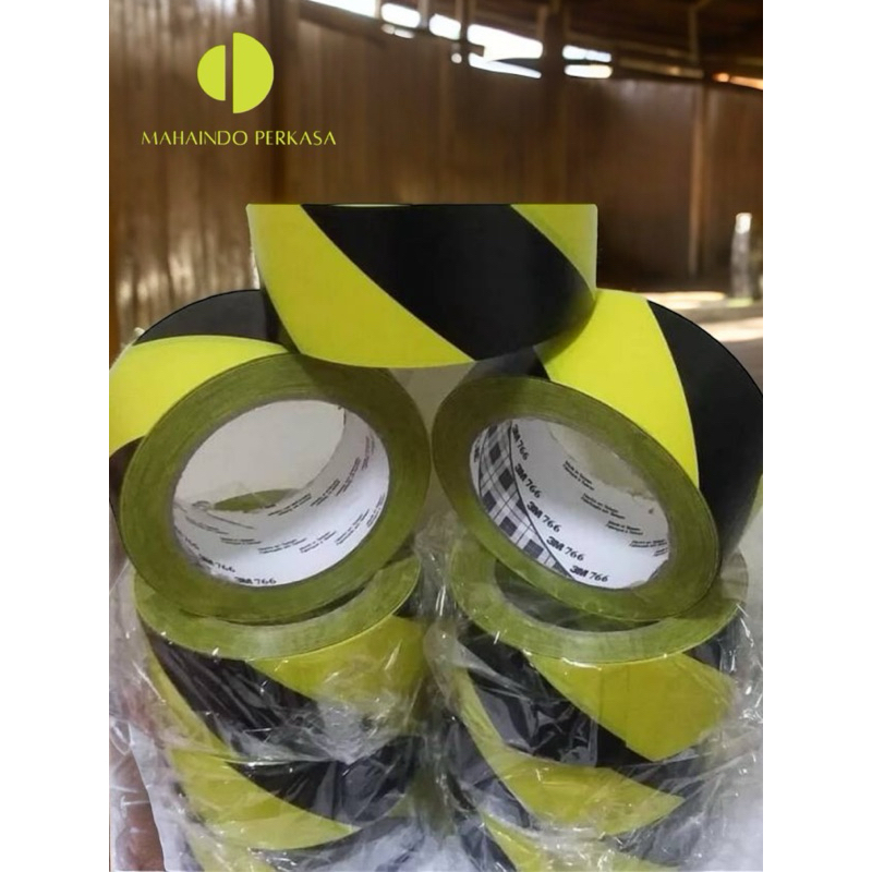 Jual 3M 766 Lakban Lantai / Floor Marking Tape / Police Line 2" x 33M | Shopee Indonesia
