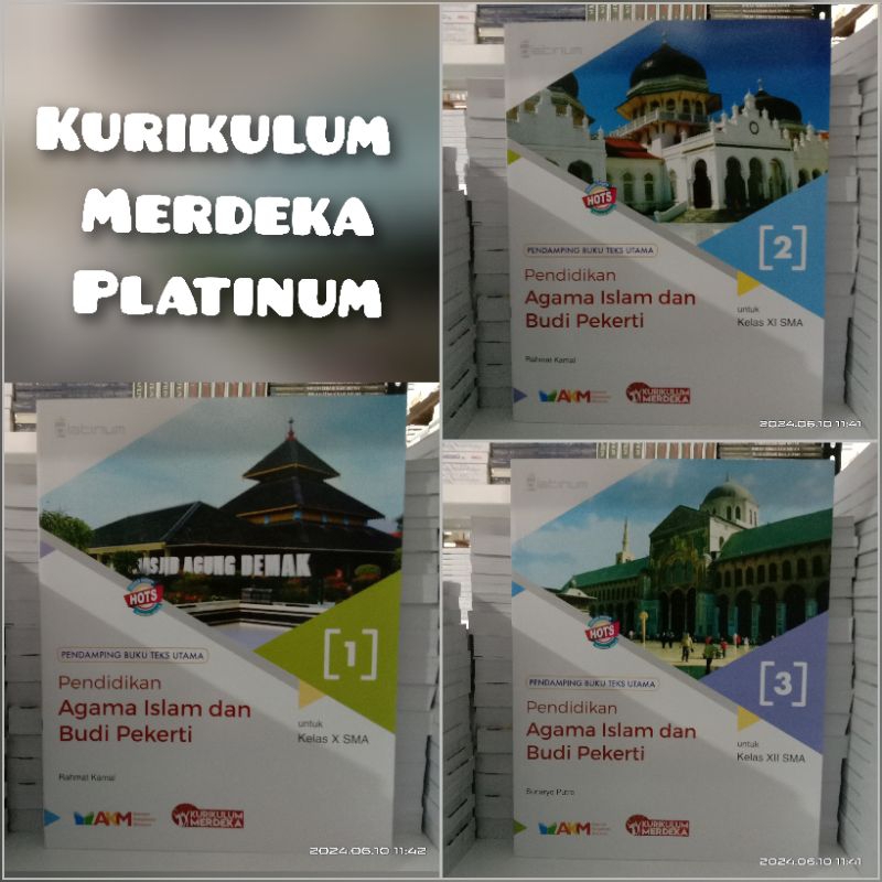 Jual Buku Pendidikan Agama Islam Kelas 10 , 11 , 12 SMA kurikulum Merdeka Platinum / Buku ...