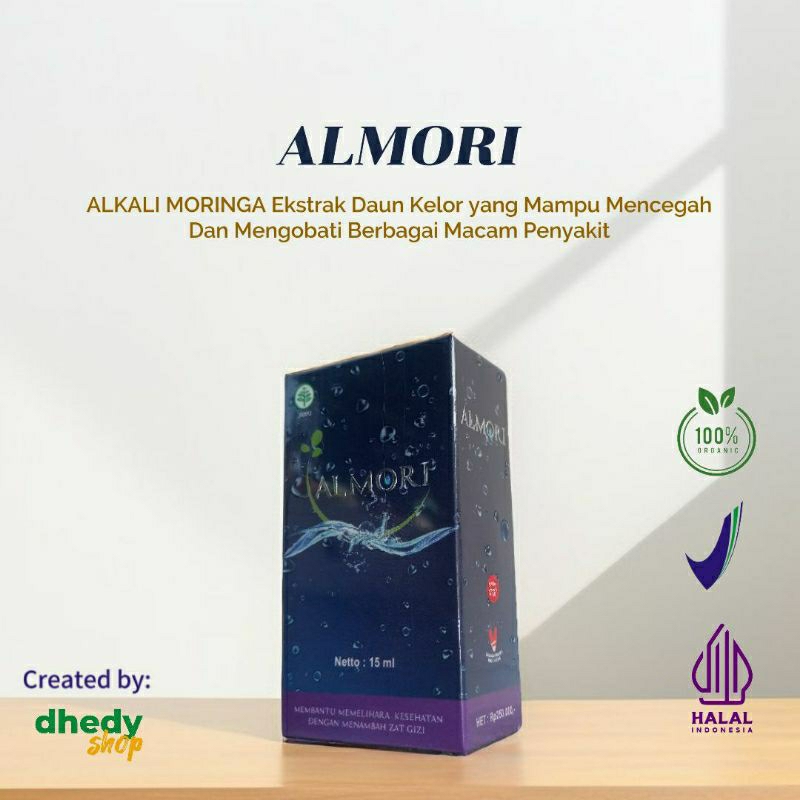 Jual Almori Original KONSENTRAT DAUN KELOR Alkali Moringa Drop | Shopee ...