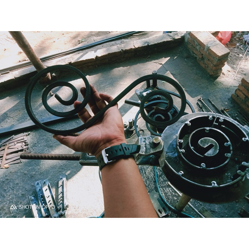 Jual Bending besi tempa motiv simetris obat nyamuk untuk besi 4mm ...