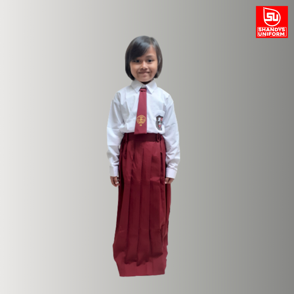 Jual Shandys Uniform I Setelan seragam sekolah sd negeri (rok panjang ...