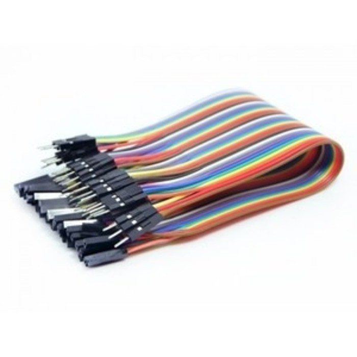 Jual 40pin 40p kabel jumper cable male to female 30cm 30 cm pelangi ...