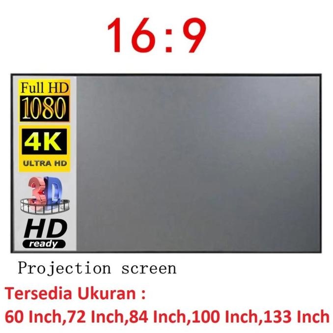 Jual Kain Layar Proyektor Anti-light Ambient Screen Curtain - L21 ...