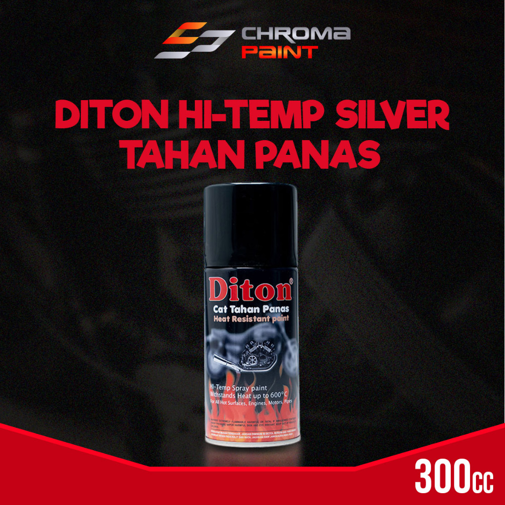 Jual Diton Hi-Temp Silver (300 CC) Cat Semprot Tahan Panas | Shopee ...