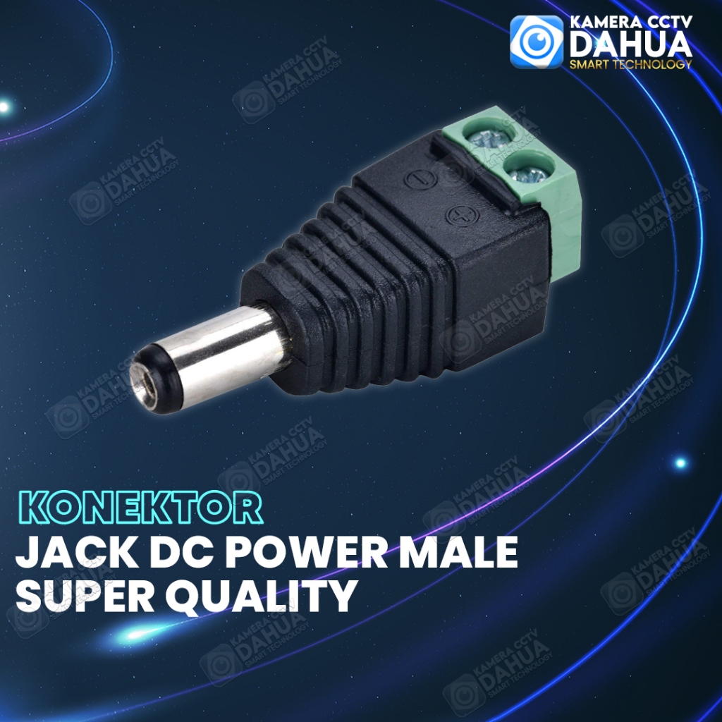 Jual JACK DC MALE KONEKTOR POWER ADAPTOR CONNECTOR CCTV | Shopee Indonesia