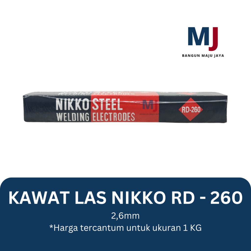 Jual Kawat Las Nikko Steel RD 260 2,6mm 1 KG | Shopee Indonesia