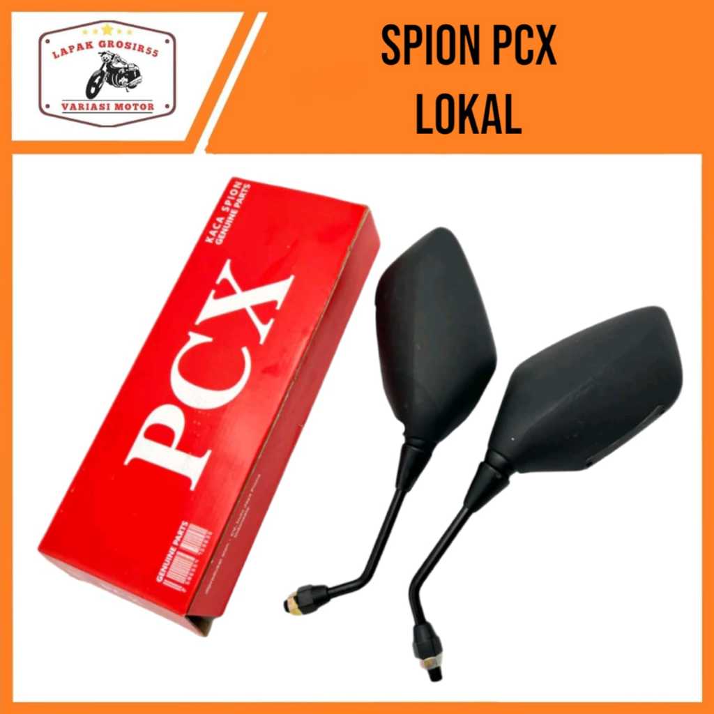 Jual spion pcx model standar kaca datar spion motor model standar pcx ...