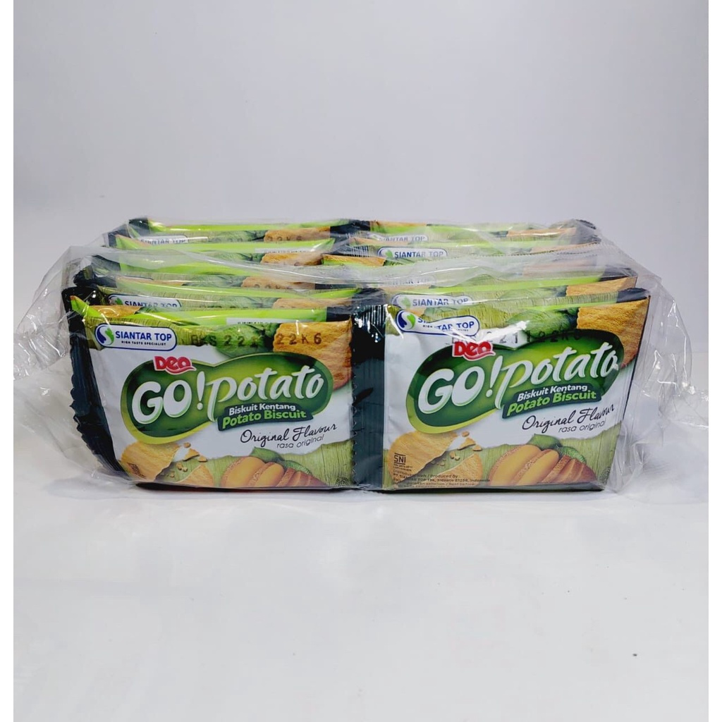 Jual BISKUIT KENTANG GO POTATO 1 PAK RASA KEJU / ORIGINAL / GOPOTATO ...