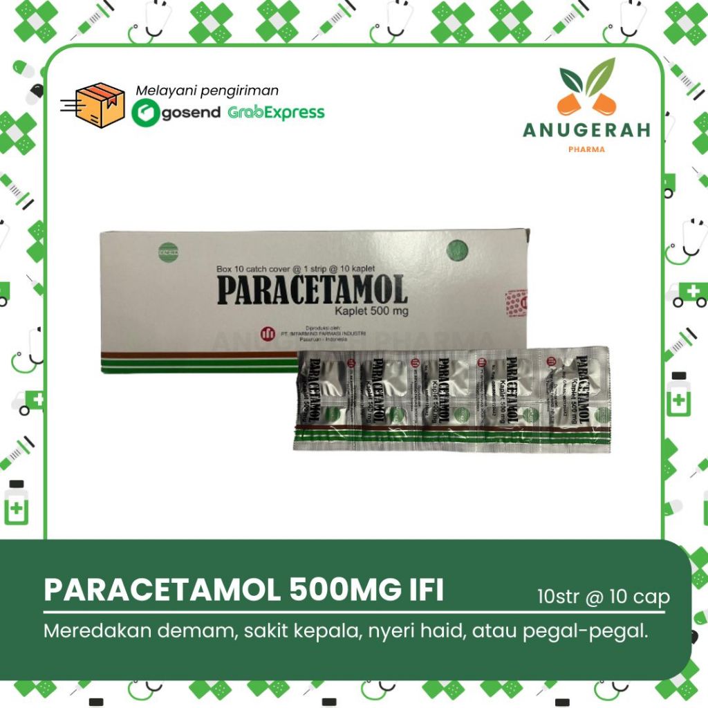 Jual Paracetamol Imfarmind IFI Box isi 100 Tab | Shopee Indonesia