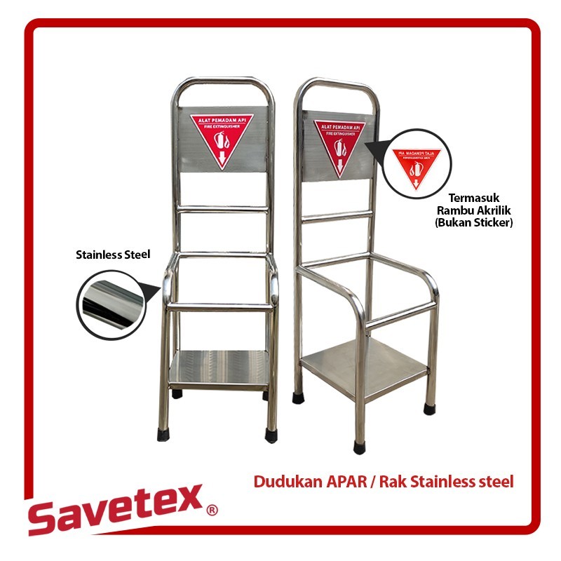 Jual Dudukan APAR / Rak Stainless steel / Tempat Tabung Pemadam TNT-AP ...