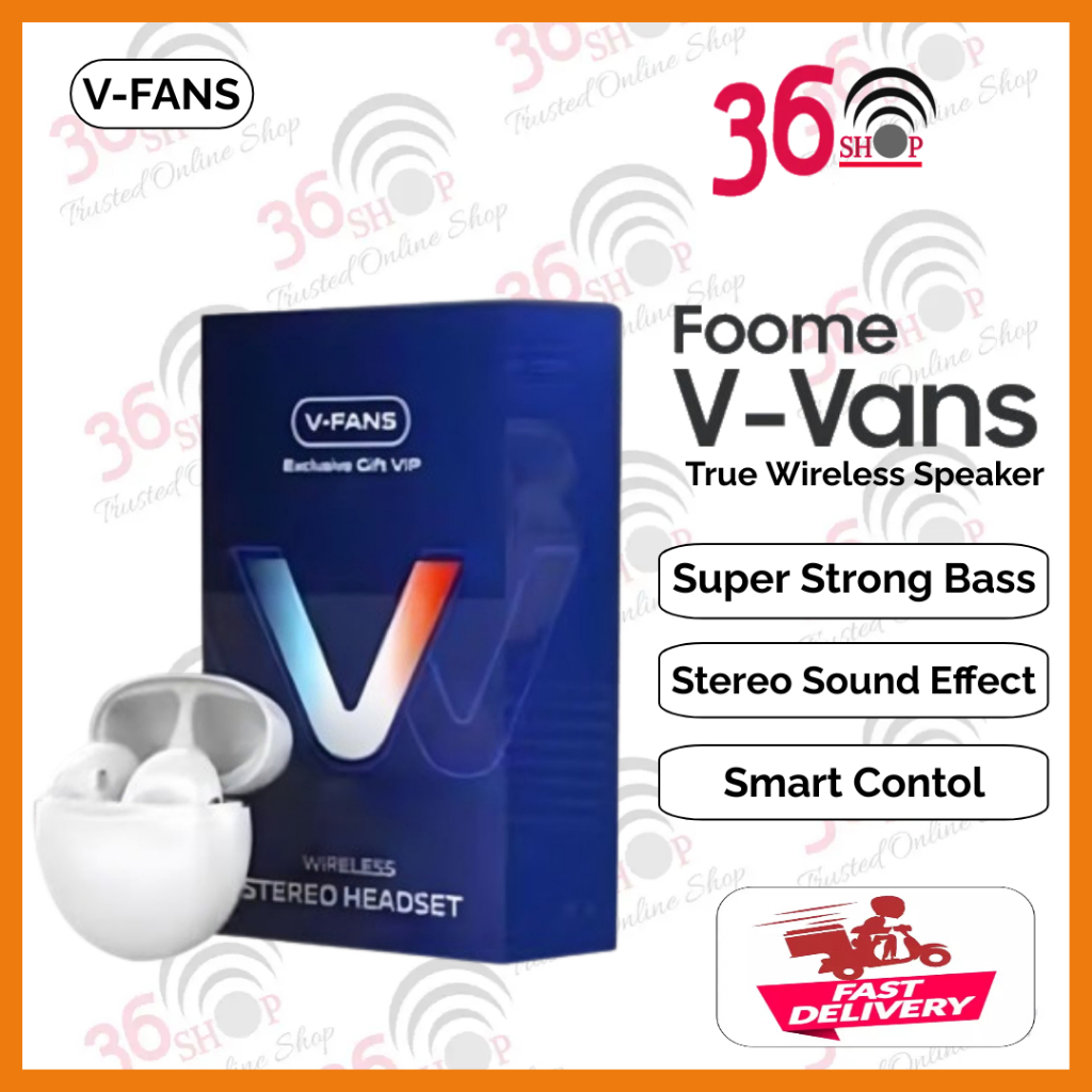 Jual TWS V-FANS WIRELESS STEREO HEADSET BLUETOOTH | Shopee Indonesia
