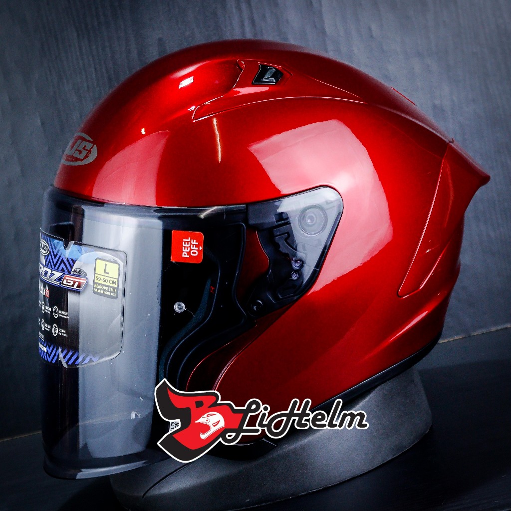 Jual NJS HELM KAIROZ GT / BROOKLYN RED / MICROLOCK | Shopee Indonesia