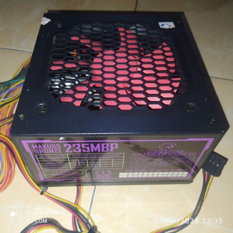 Jual PSU - Power Suplay Komputer 24Pin Fan 12CM Besar Second | Shopee ...