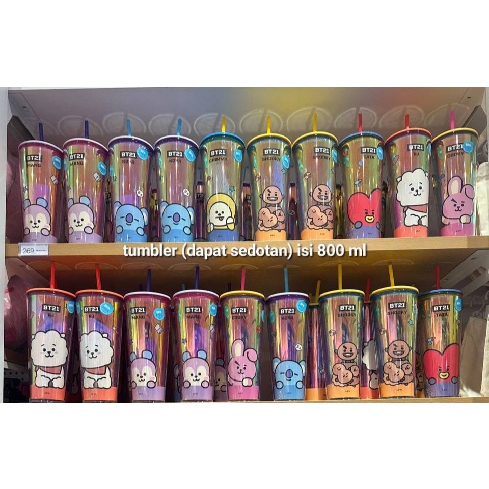 Jual Tumbler Miniso BT21 800 ML | Shopee Indonesia