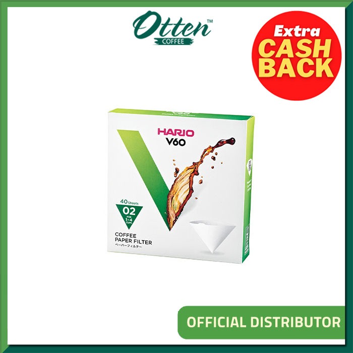 Jual Hario - V60 Coffee Paper Filter VCF-02-40W (40lbr) - Kertas ...