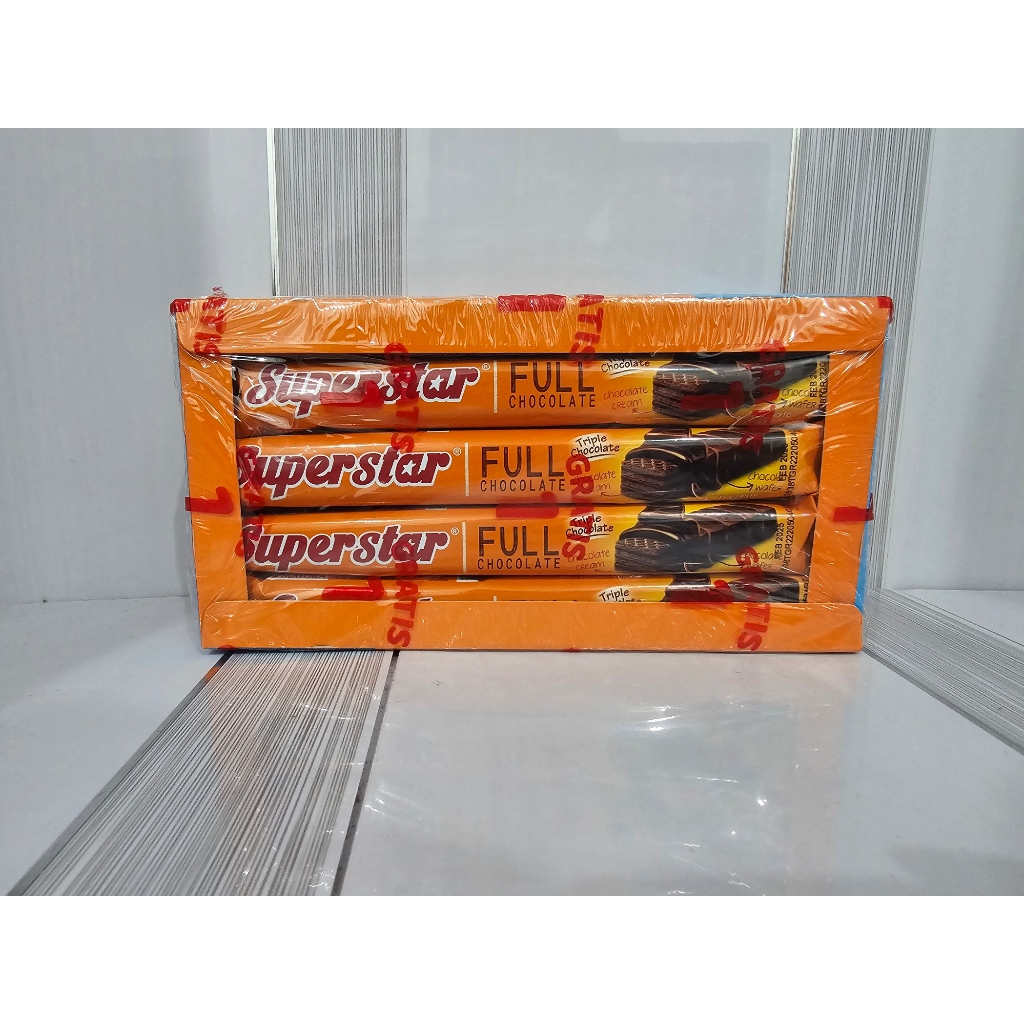 Jual Superstar Wafer Full Chocolate 336g isi 20+1 | Shopee Indonesia