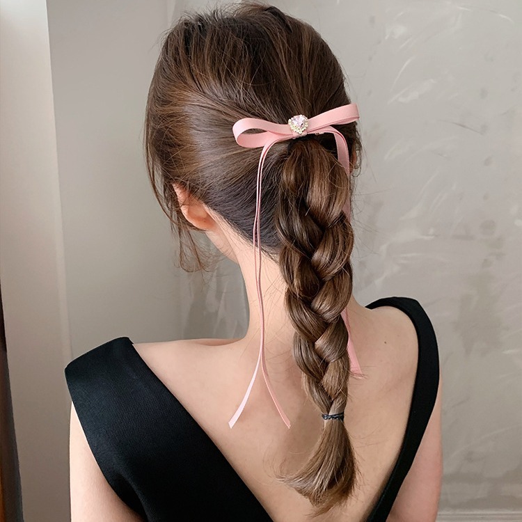 Jual Caliloops Jepit Rambut Poni Kecil Blink Pita Panjang Wanita Korea ...