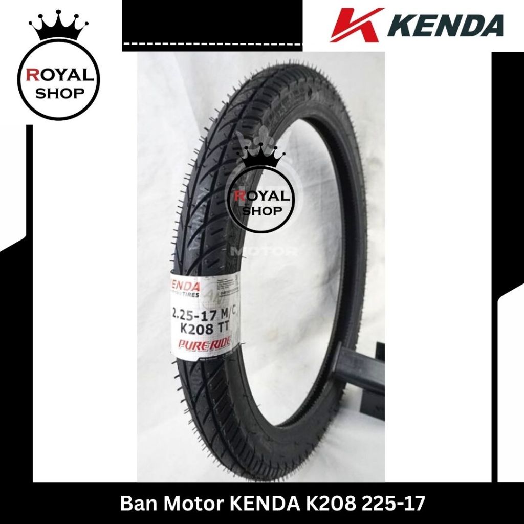 Jual Ban Motor KENDA K208 ( K 208 ) 225-17 ( Tubetype ) Ban Luar 2.25 Ring 17 | Shopee Indonesia