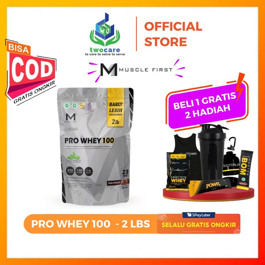 Jual Muscle First Pro Whey 100 M1 Pro Whey 100 Muscle First 2lb Pro ...