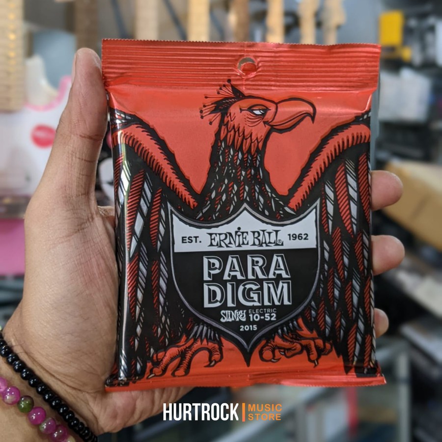 Jual Ernie Ball Paradigm Skinny Top Heavy Bottom Slinky Electric Guitar Strings, 10-52, 2015 ...