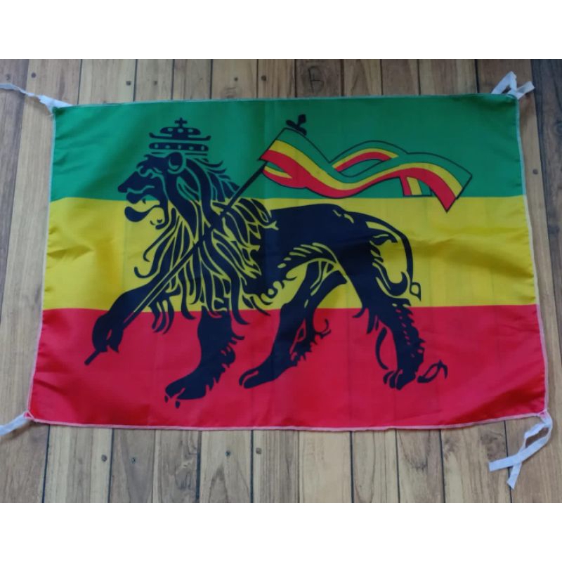 Jual bendera rasta lion hiasan dinding kaos rege reggae regge | Shopee ...