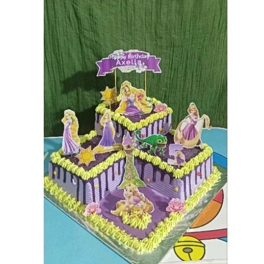 Jual KUE ULANG TAHUN ANAK TINGKAT SUDUT / KUE ULANG TAHUN MERMAID ...