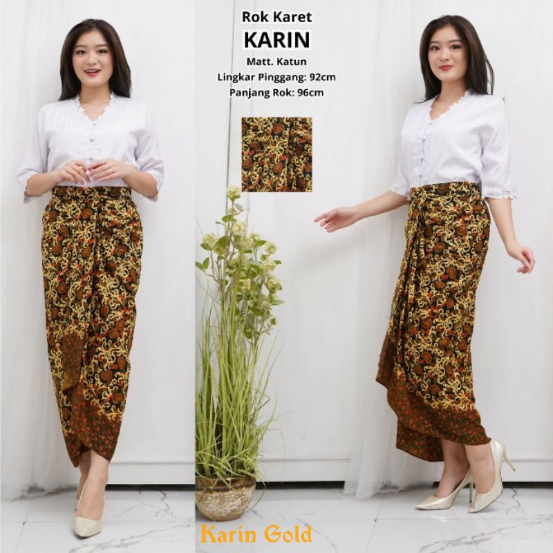 Jual Rok Rampel Batik Bawahan Kebaya Encim Pesta | Shopee Indonesia