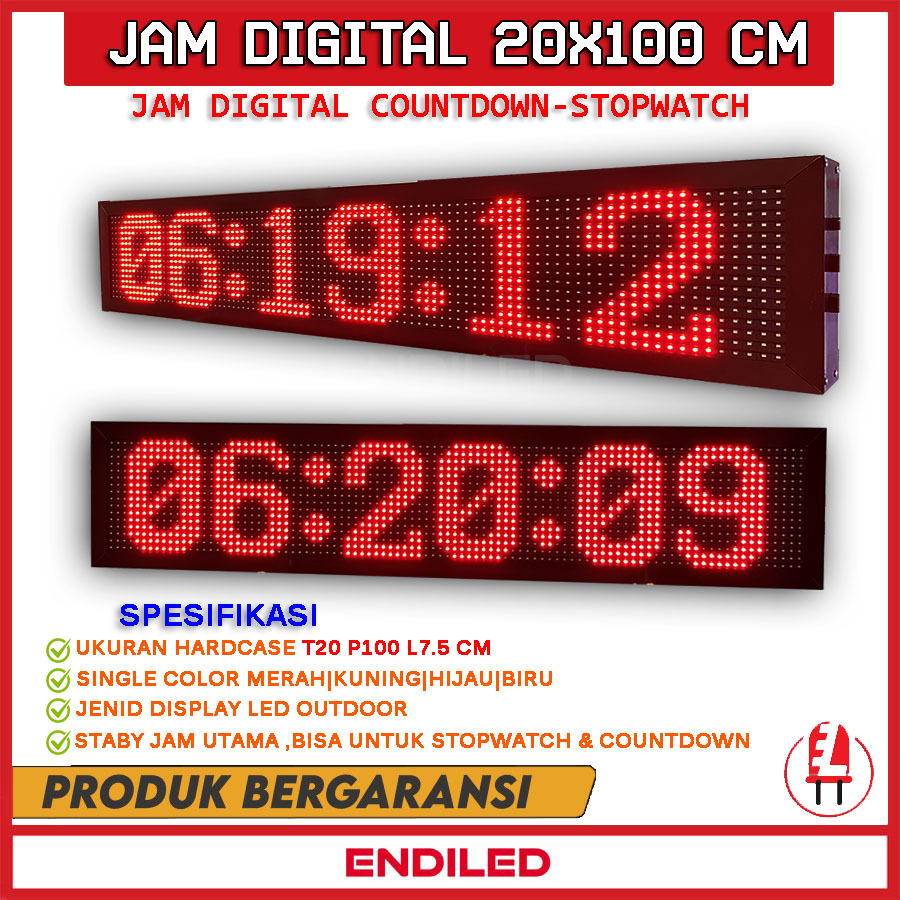 Jual Jam led digital stopwatch-timer countdown hitungan mundur | Shopee ...