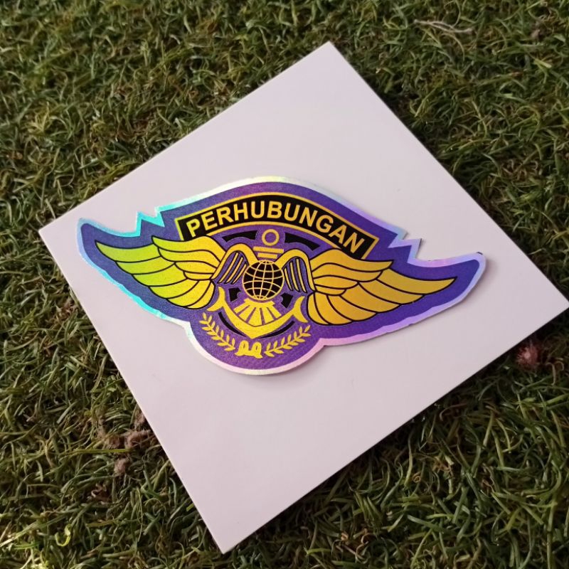 Jual STIKER HOLOGRAM GLOSSY PERHUBUNGAN/DISHUB WING/STIKER UNIK ...