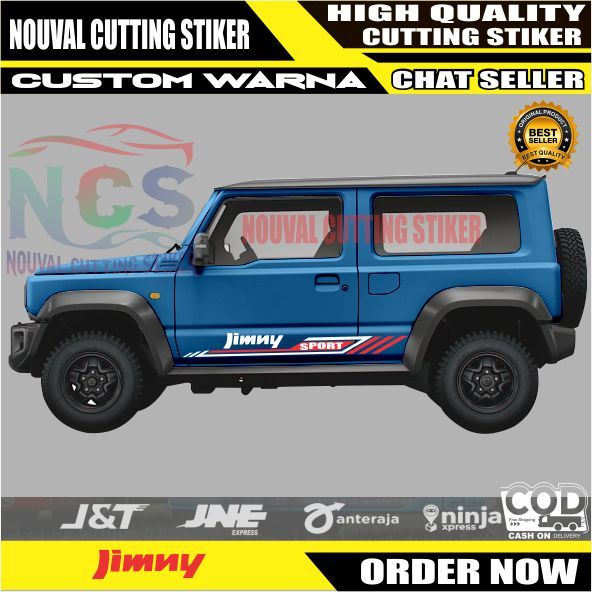 Jual STIKER JIMNY STICKER MOBIL SUZUKI JIMNY KATANA JEEP RUBICON WENGLER TERBARU | Shopee Indonesia