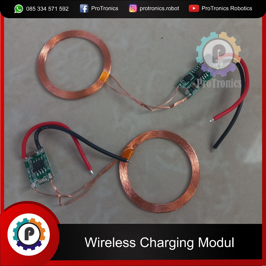 Jual Wireless Charging Module 5V 1A Transmitter and Receiver Circuit ...
