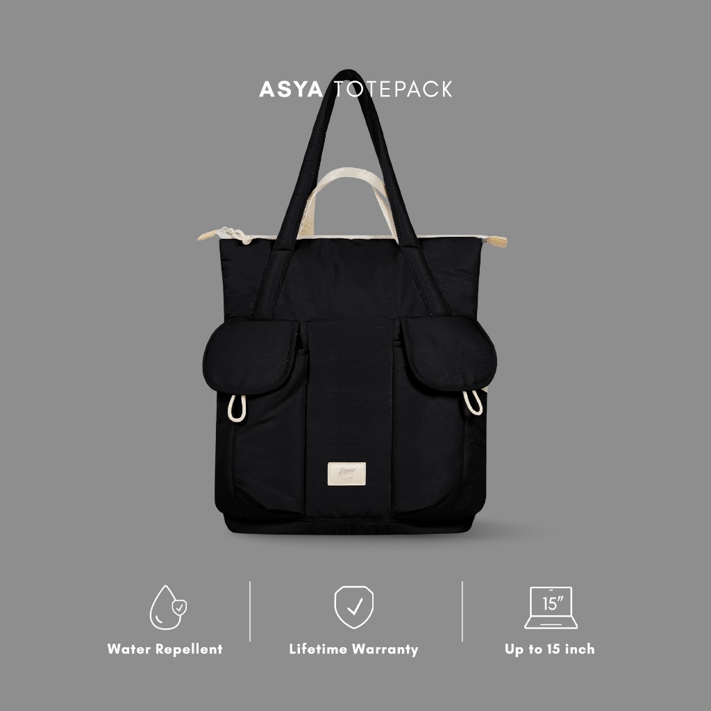 Jual Bigmo Tas 2 in 1 Tote Bag Backpack Asya Midnight Water Resistant Water Proof | Shopee Indonesia