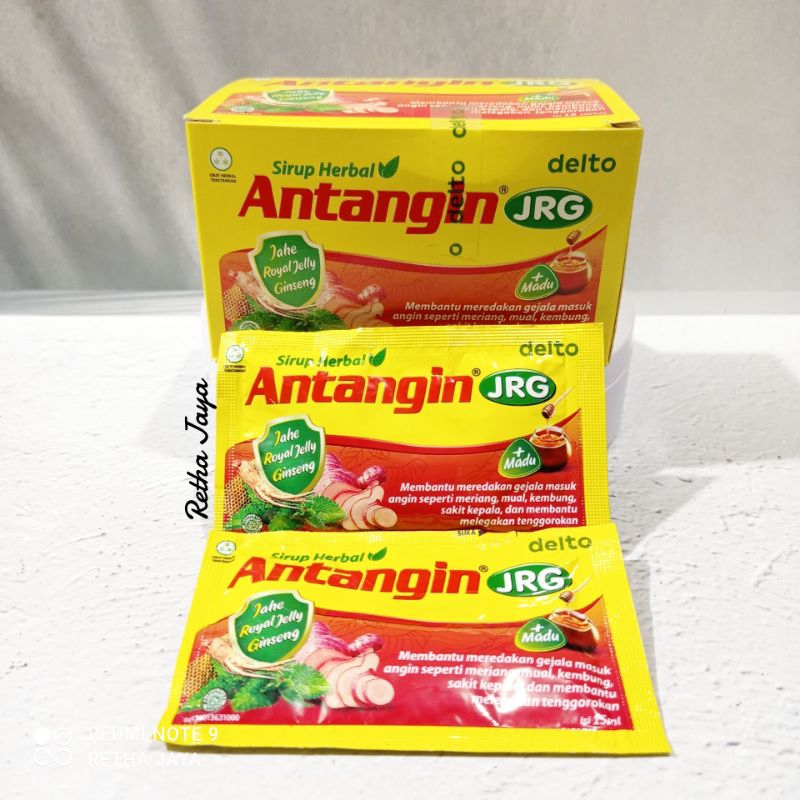 Jual Antangin JRG Sirup Herbal 1Box Isi 12 Sachet x 15ml | Shopee Indonesia