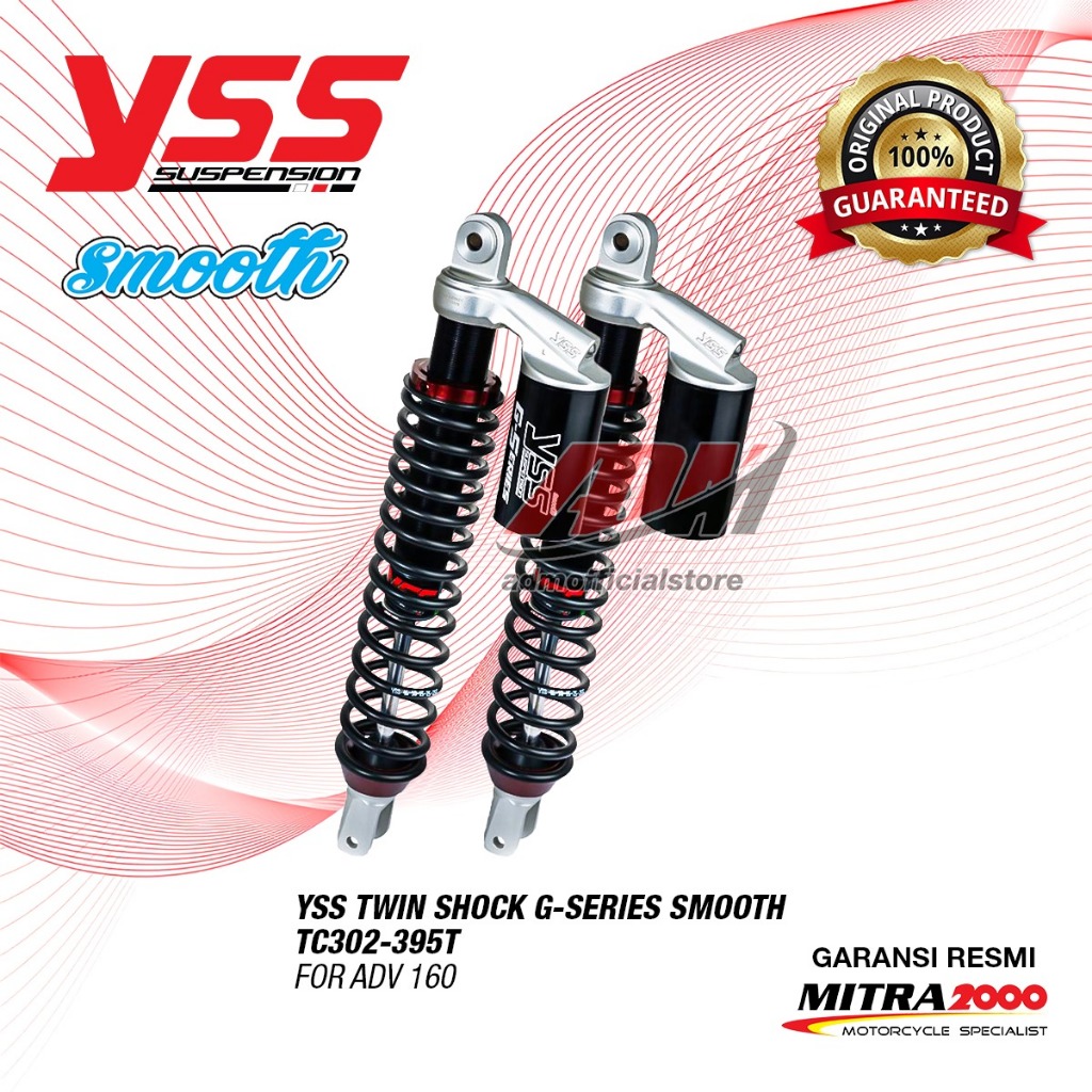Jual YSS Twin Shock G-Series Smooth For ADV 160 (TC302-395T) | Shopee Indonesia