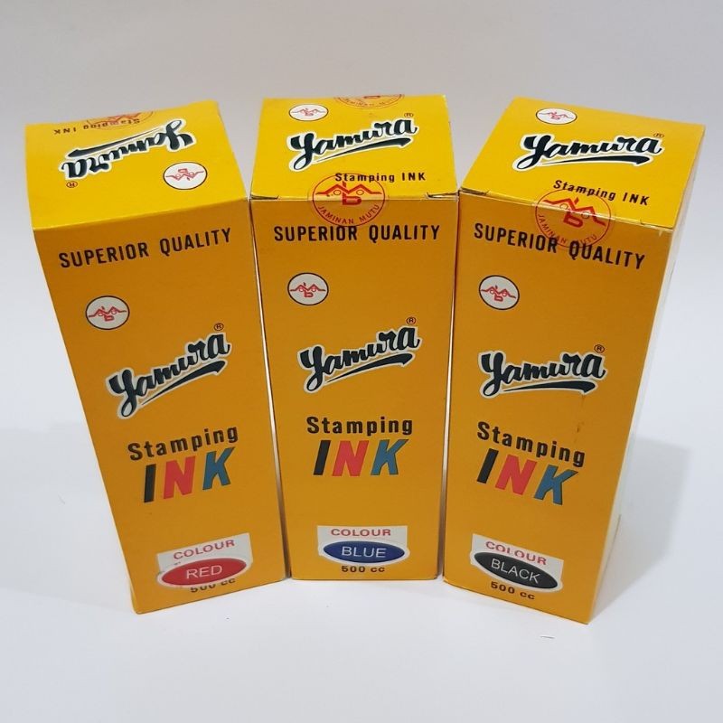 Jual Tinta Stamp Pad / Stempel Yamura BESAR 500 cc | Shopee Indonesia