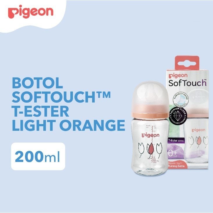 Jual pigeon botol t-ester wide neck bpp with softouch nipple 200ml 300ml | Shopee Indonesia