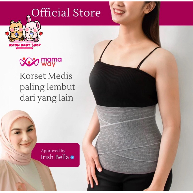 Jual Mamaway Korset Nano Bamboo Corset / Korset Pasca Melahirkan Mama Way/ Korset Caesar ...