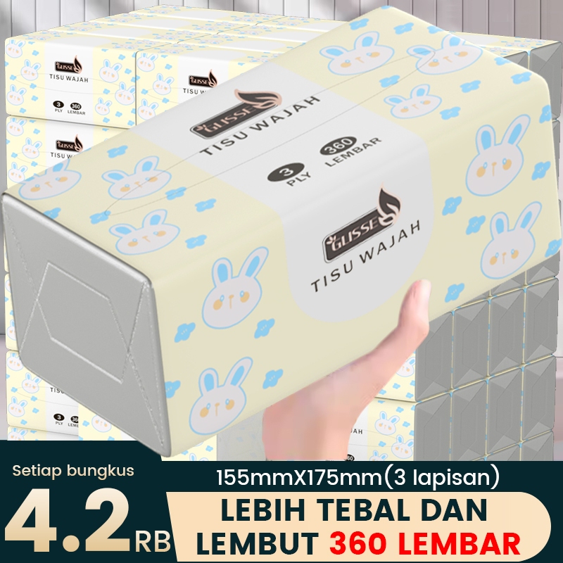 Jual Weyon Glisse Tisu wajah lembut pop-up bungkus kapasitas besar ...