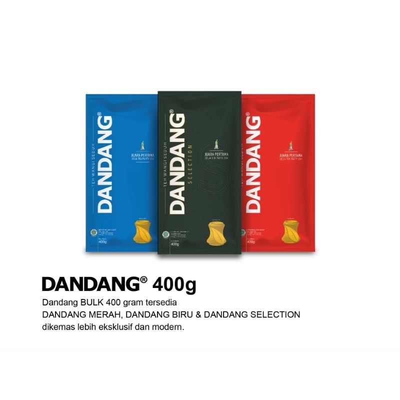Jual Teh Dandang biru kemasan big pack 400g - teh tubruk teh melati 1 ...