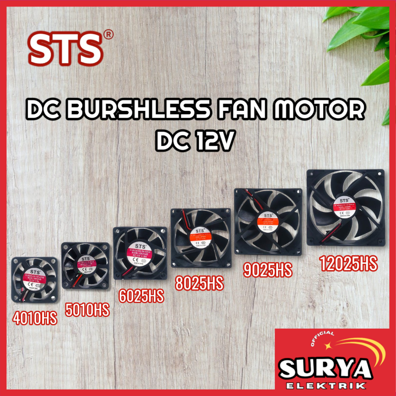 Jual Kipas Fan DC 12V Plus Socket STS 4x4 / 5x5 / 6x6 / 8x8 / 9x9 ...
