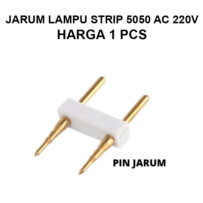 Jual Pin Sambungan Jarum Lampu LED Strip 5050 Pin Sambungan LED Lampu ...