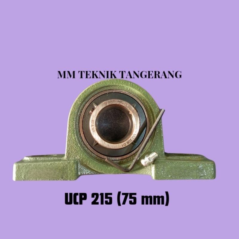 Jual Pillow block UCP 215 Bearing Omega Laher Duduk as 3 inch as 75 mm Original Asb Nis Nkn ...