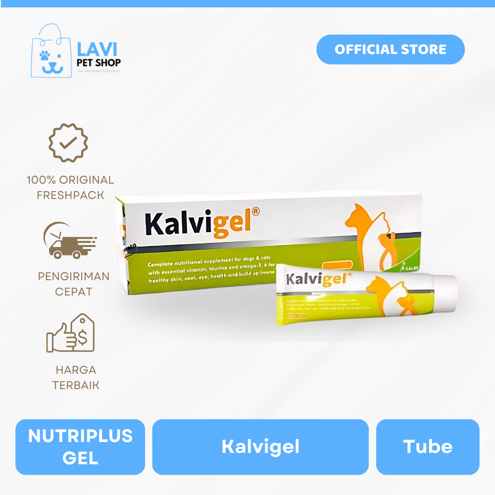Jual Kalbe Kalvigel 60g Vitamin Kucing Anjing | Shopee Indonesia