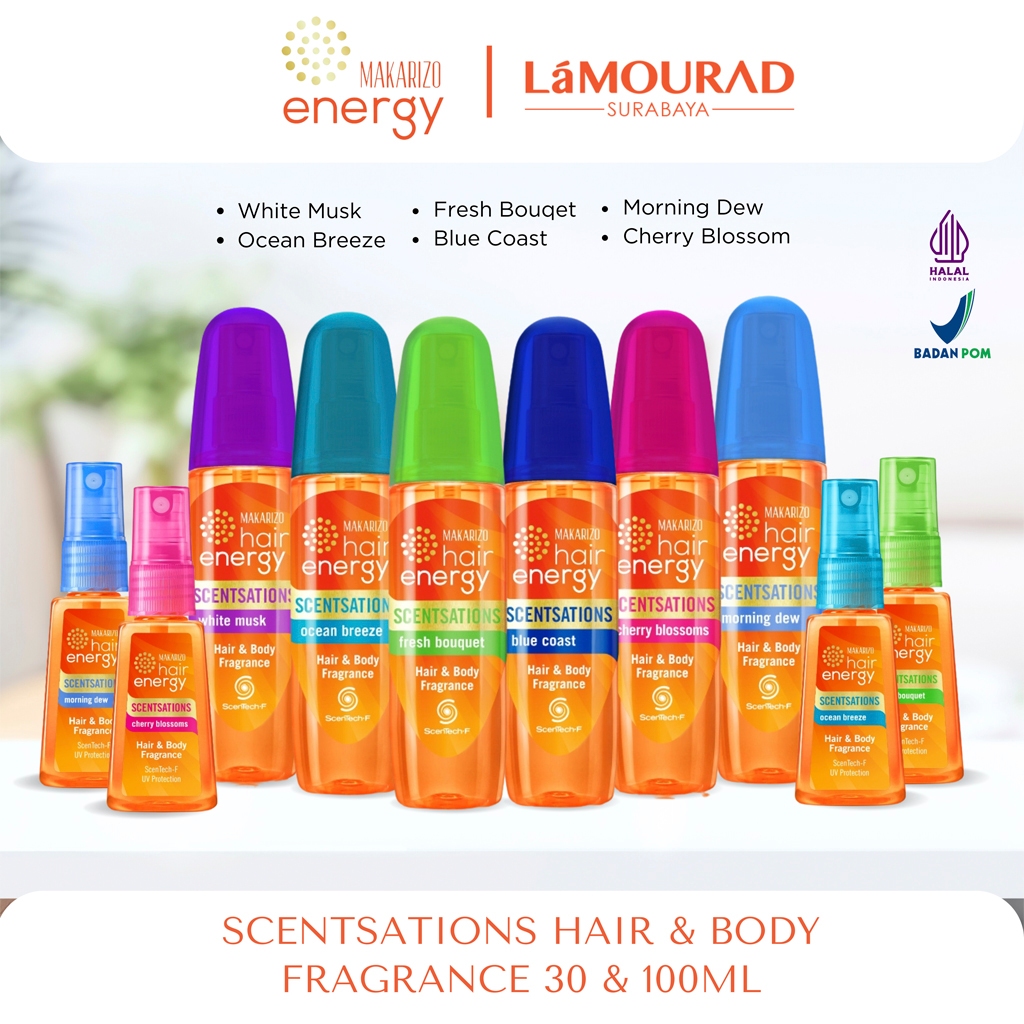 Jual Makarizo Hair Energy Scentsations Hair Fragrance All Varian - 30 ml & 100 ml | Shopee Indonesia